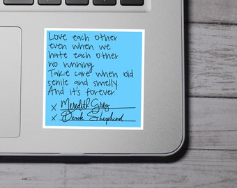 Greys Anatomy Post It Note - Etsy Canada