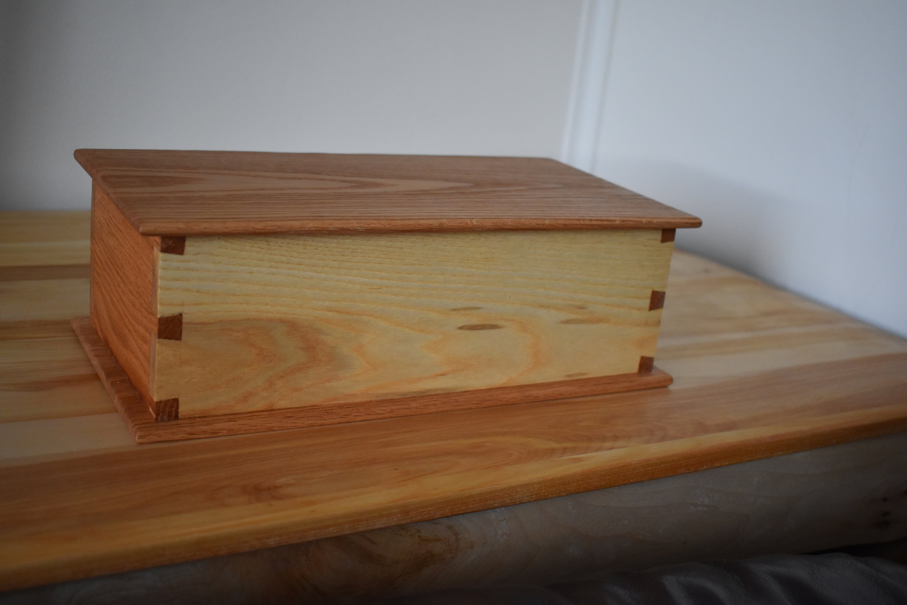 Shaker Style Dovetailed Box, Candle Box, Urn Dovetailed Box, Heirloom ...