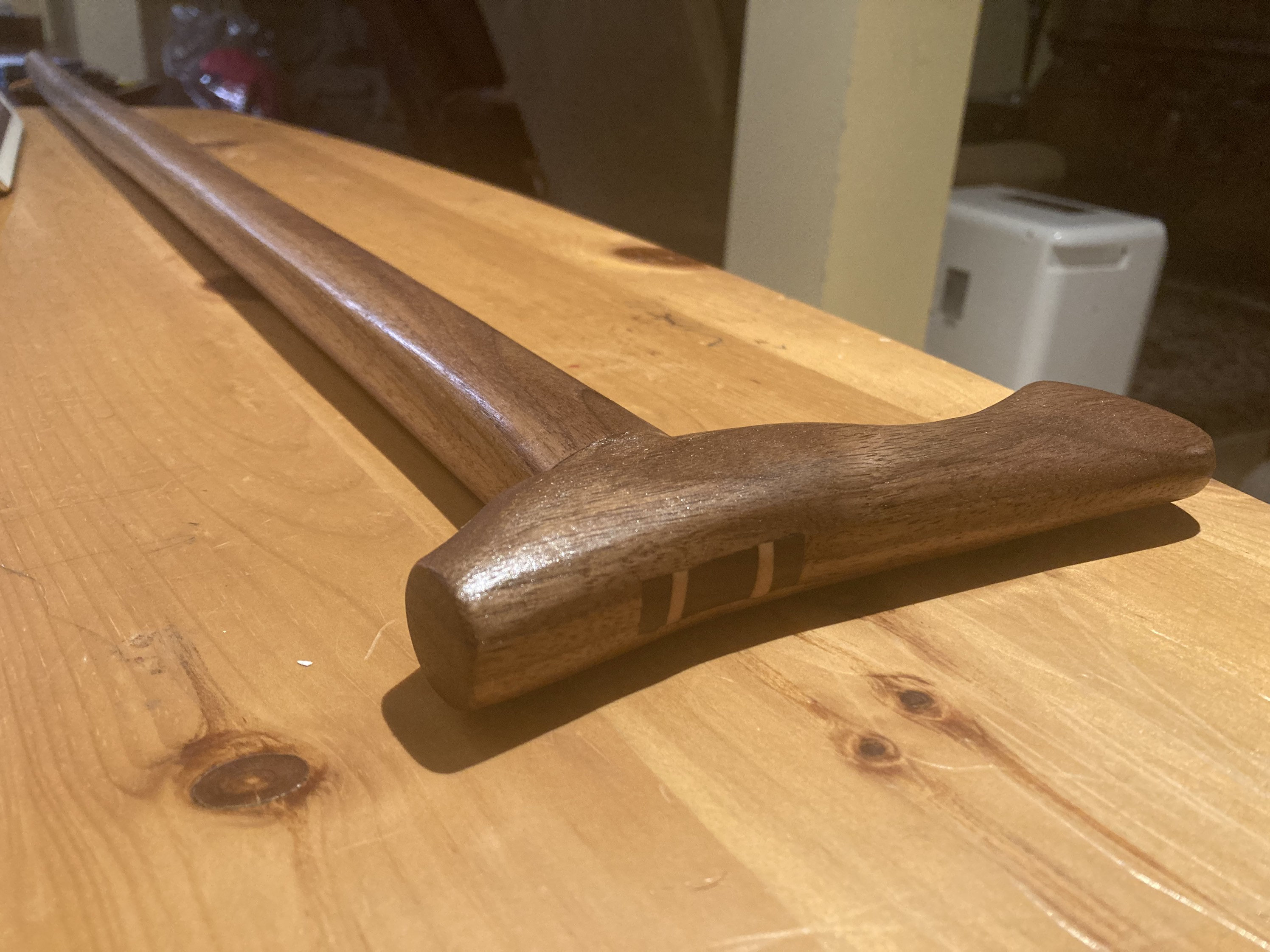 Premium Heirloom Walking Cane/ Amish Style/ Exotic Wood /american Black ...