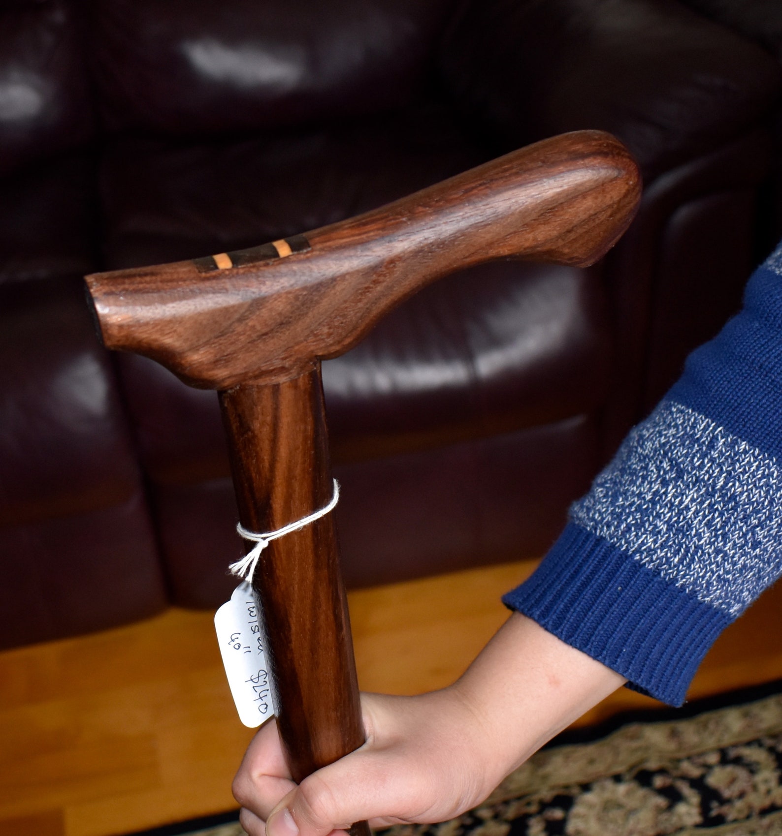Handcrafted Black Walnut Walking Cane, Maloof Style - Etsy