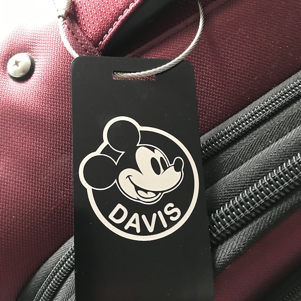 Mickey Mouse Stroller Tag - Etsy