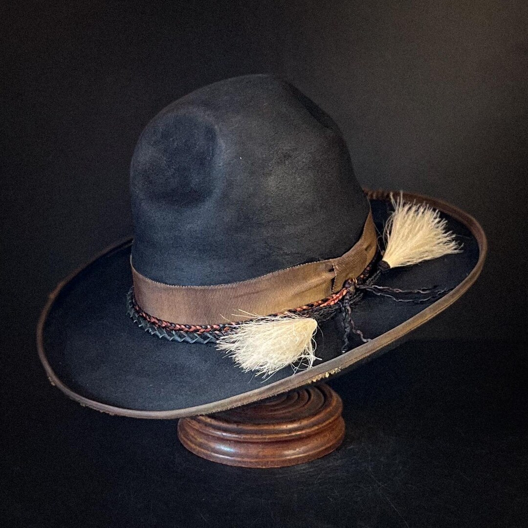 The “bucaroo Bad Man” Size 7 3/8 (59cm) From Ugly Outlaw Hats. - Etsy