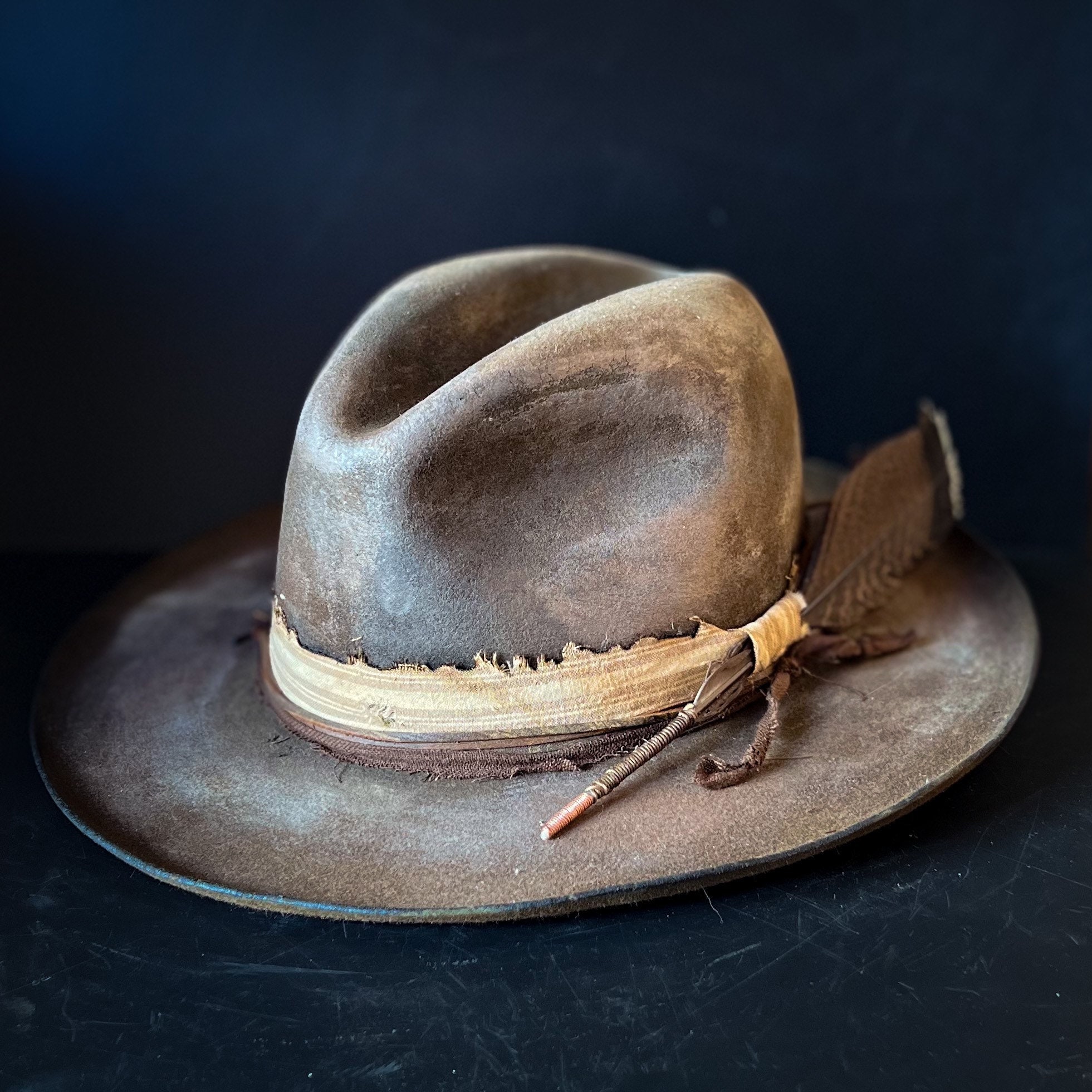 Cowboy hat size 7 3/8. The “Sportsman” from Ugly Outlaw.