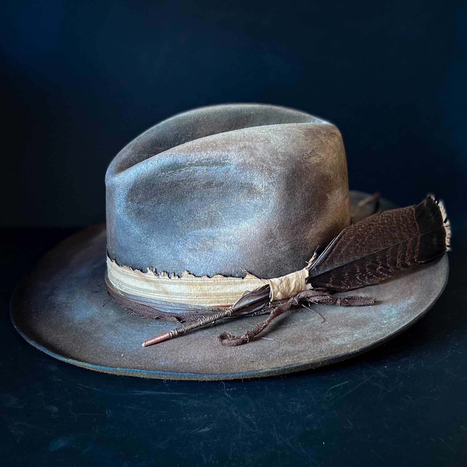 Cowboy Hat Size 7 3/8. the sportsman From Ugly Outlaw. - Etsy