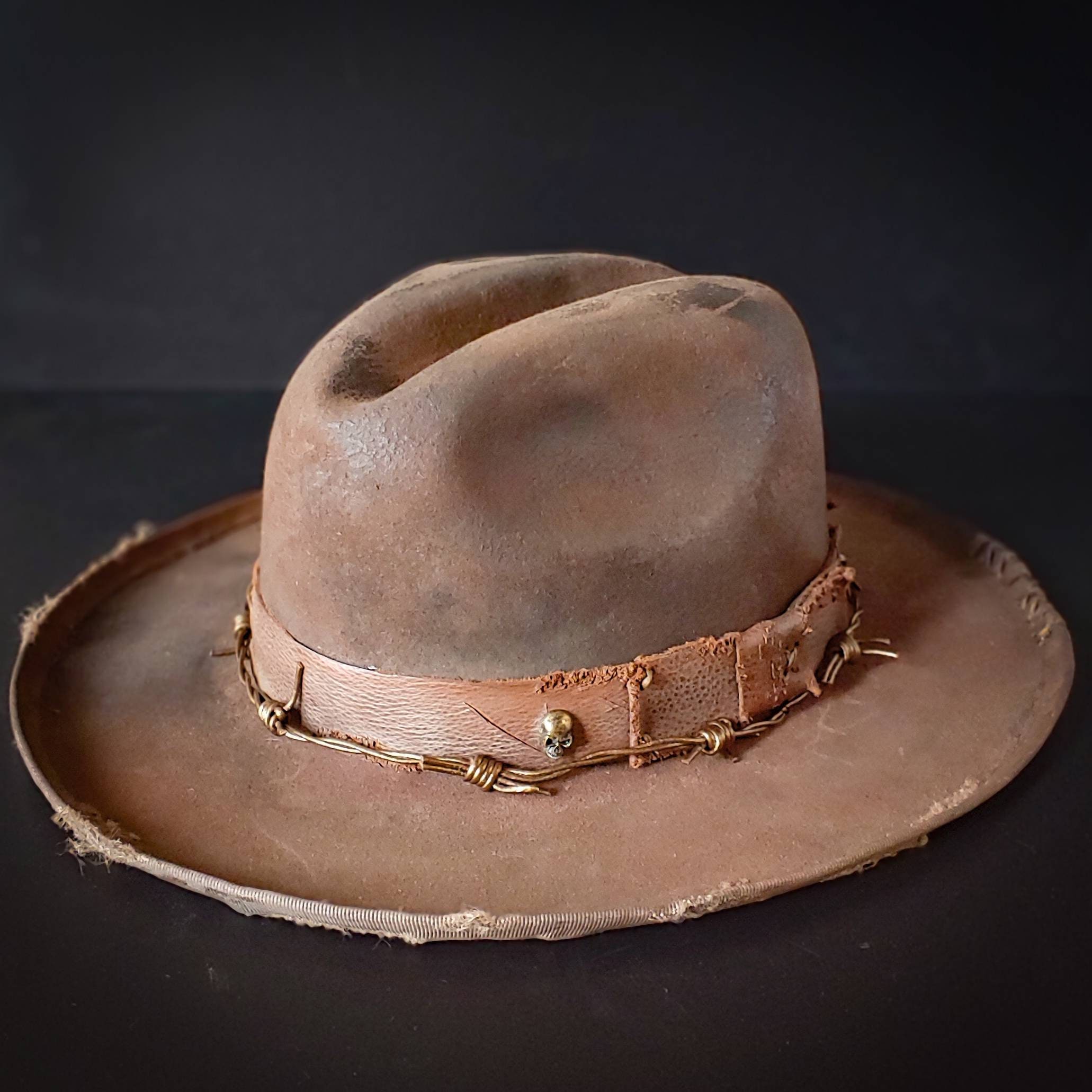 Cowboy Hat size 7 3/8. The “Cattle Rustler” from Ugly Outlaw.