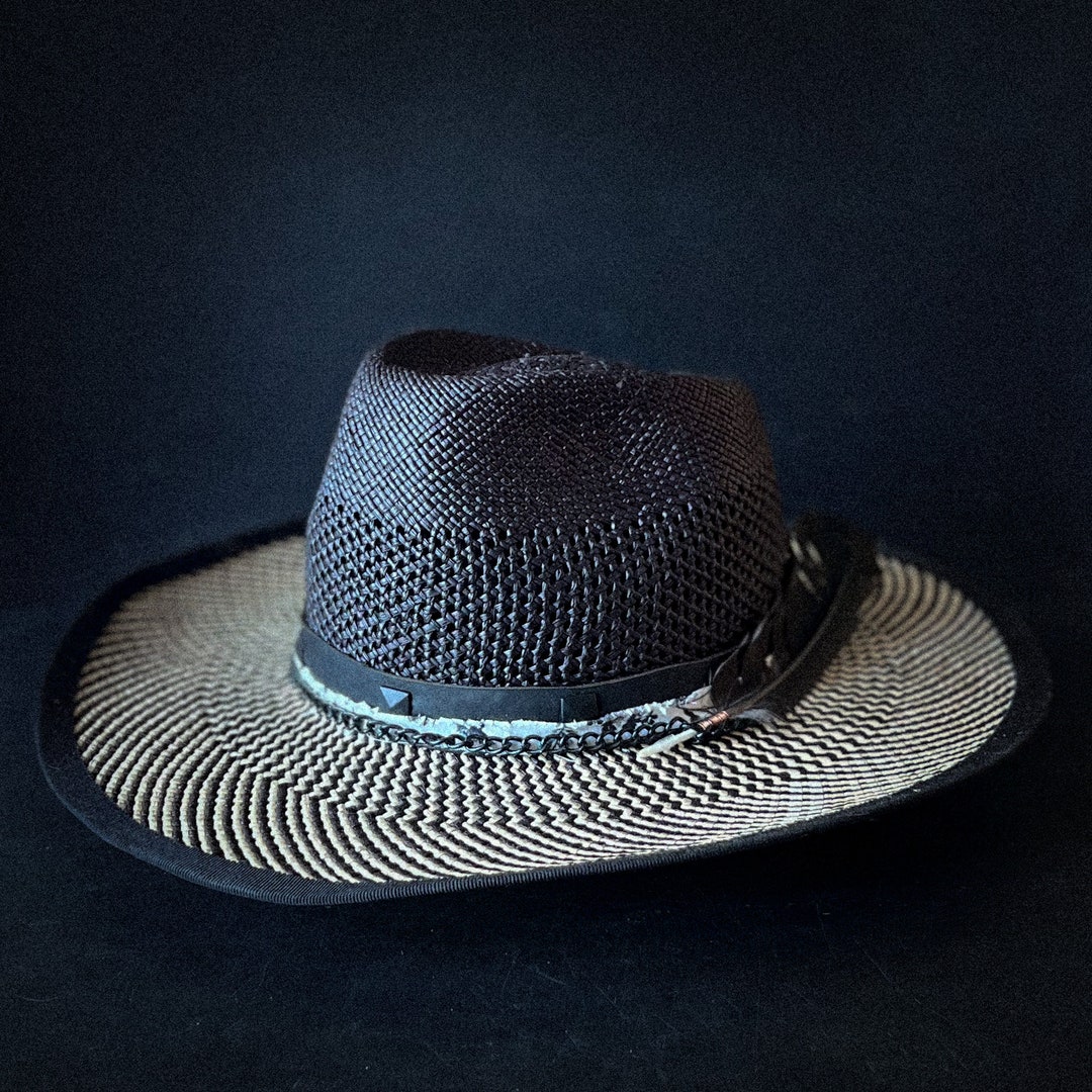 The “summer Nights Thief” Size 7 Straw Hat. - Etsy