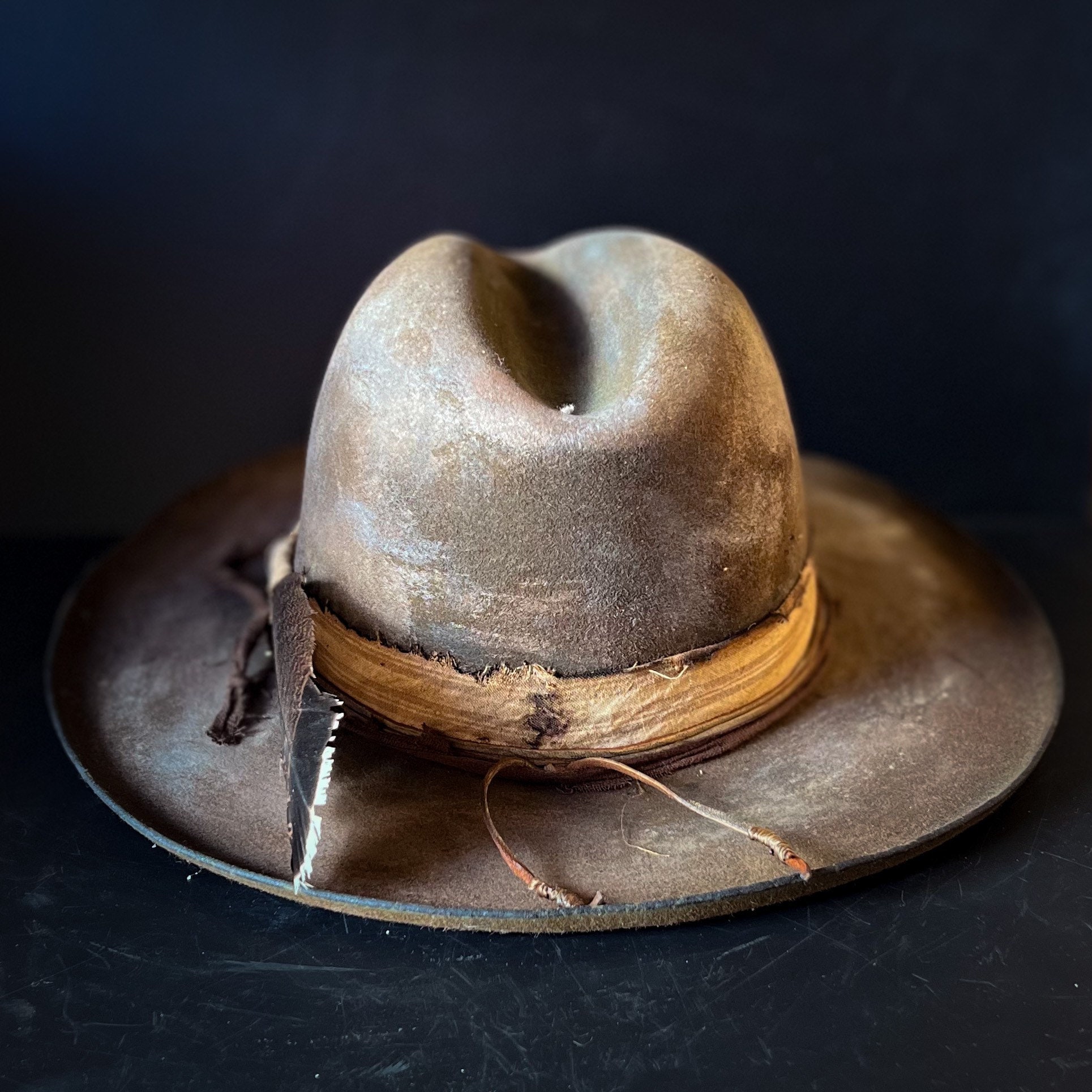 Cowboy hat size 7 3/8. The “Sportsman” from Ugly Outlaw.
