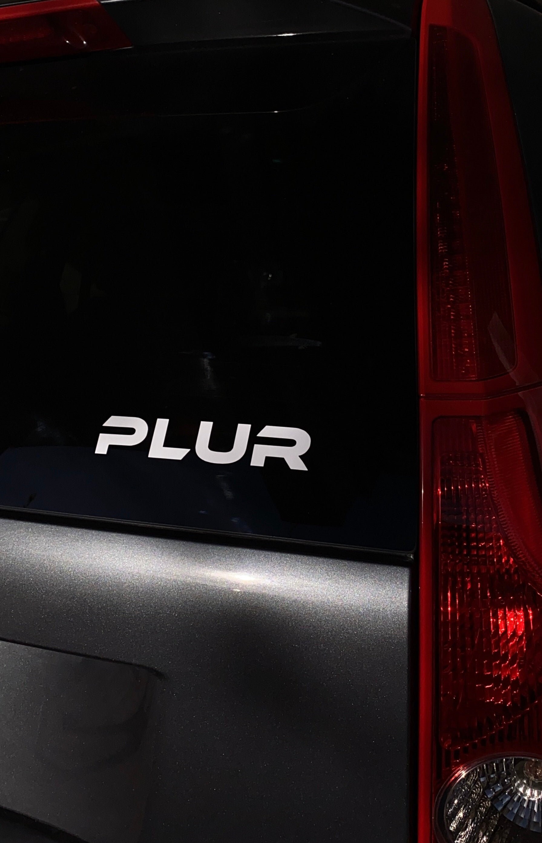 PLUR Large Sticker Decal | Etsy
