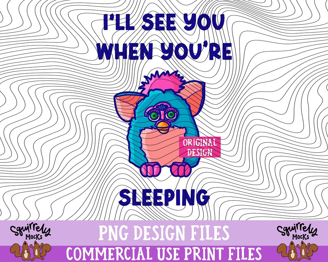90s Creepy Furby Design PNG Print Files 90s Clipart 90s - Etsy