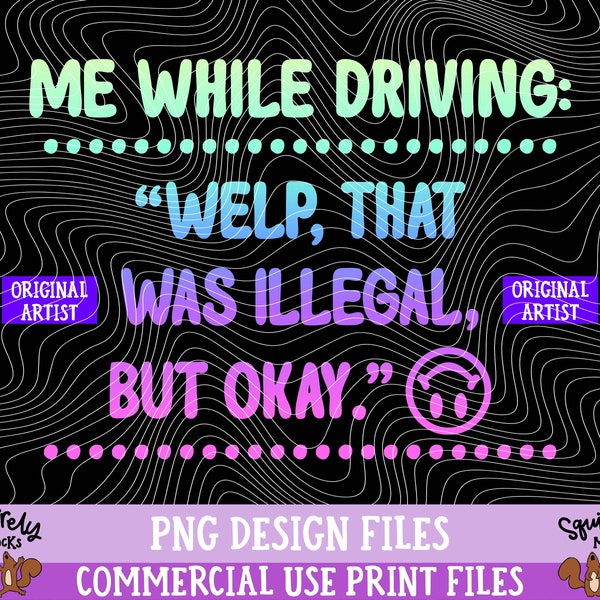 Driving Humor Svg - Etsy