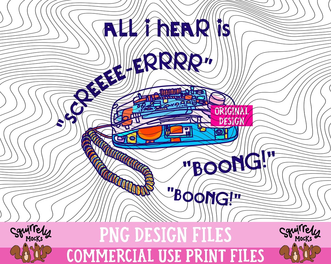90s Phone Cord Internet PNG Print Files 90s Clipart 90s - Etsy