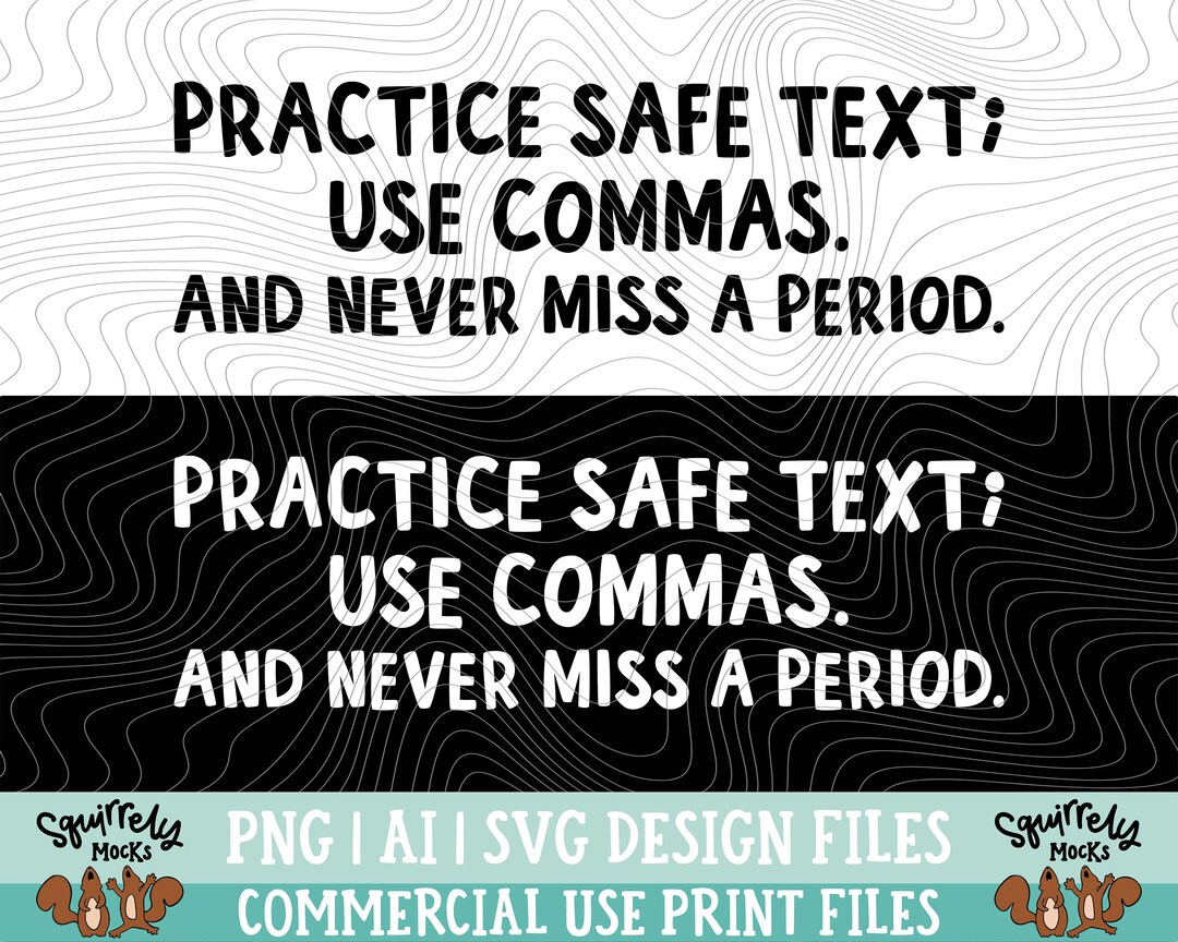 Safe Text SVG PNG Print Files, Sublimation, Cutting Files for Cricut ...