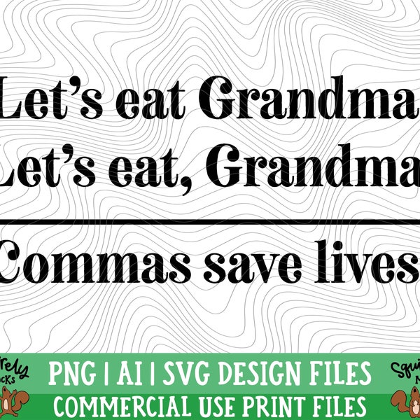 Lets Eat Grandma - Etsy