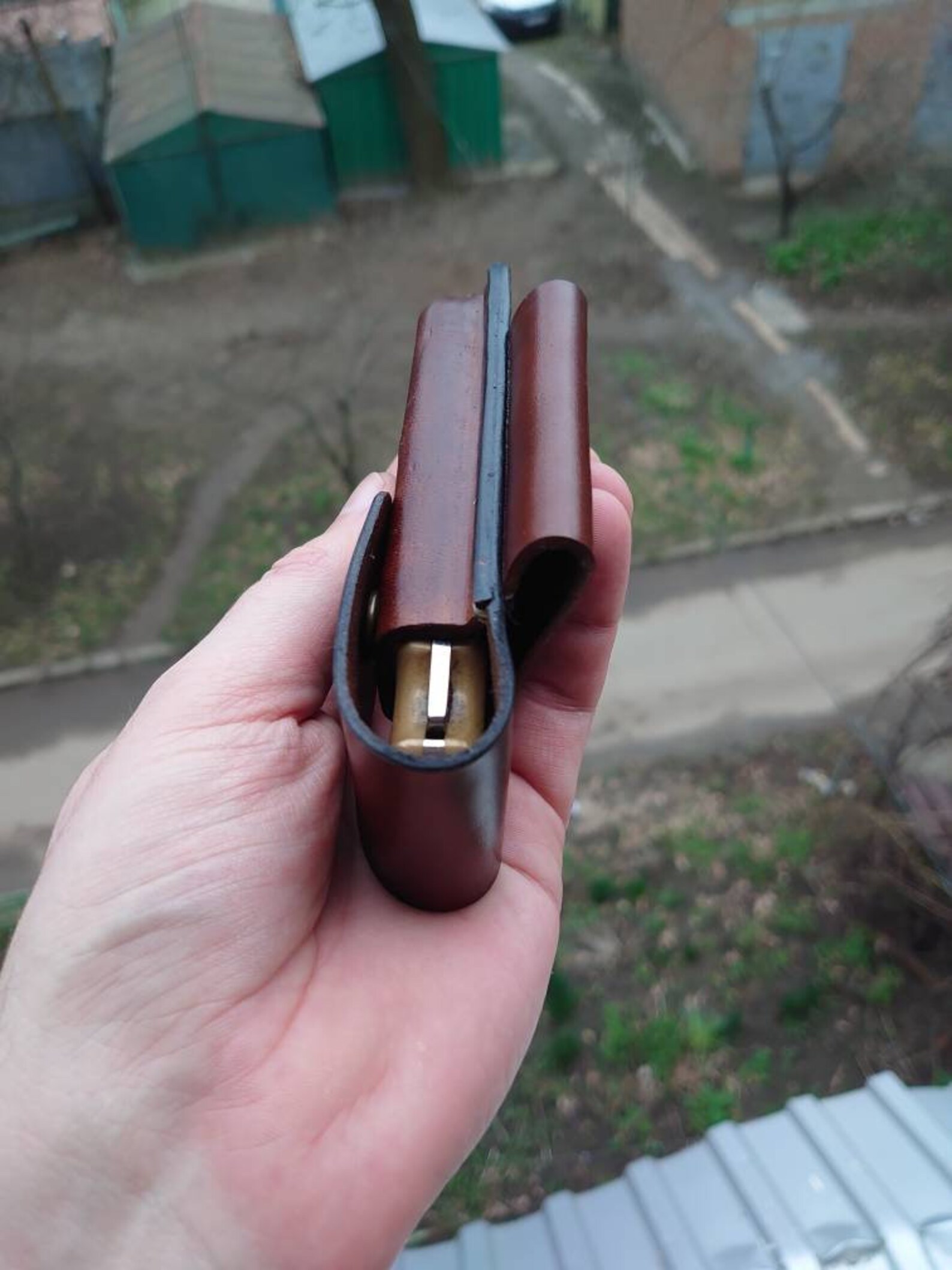 Horizontal Leather Sheath for Buck 110 Folding Hunter Knife / - Etsy