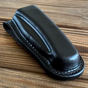 Vertical and Horizontal Leather Sheath for Buck 110 Folding Hunter ...