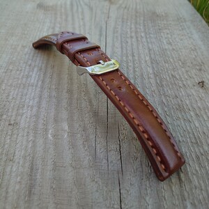 Genuine Brown Leather Watch Band Strap Handmade Watch Strap - Etsy
