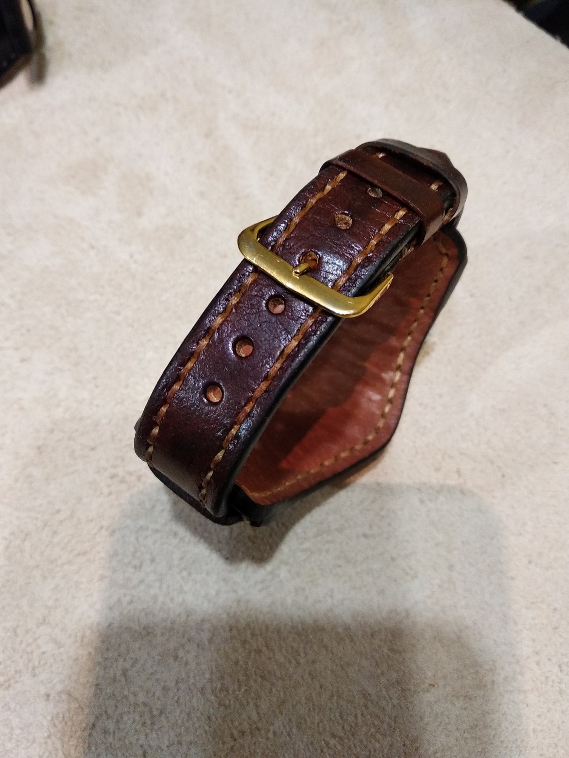 Genuine Brown Leather Watch Band Strap for ALL BRANDS 24mm 22 | Etsy