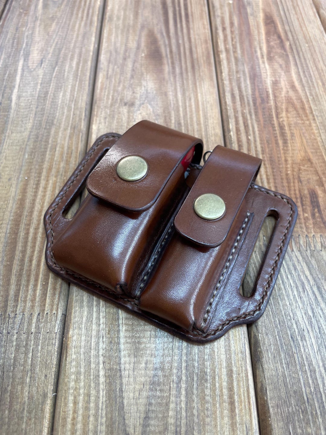 Leather Sheath for 2 Swiss Army Knife Swisschamp and Pioneer X ...