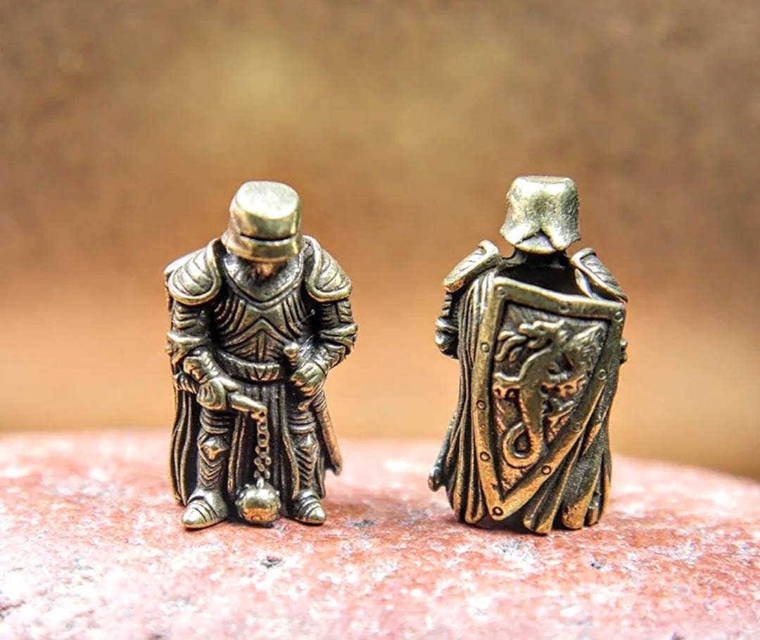 Paracord Bead knight / Warrior Knife Bead-lanyard Bead-knife Accessory ...