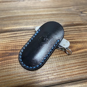 Leather Sheath , Pocket Pouch for Victorinox 58mm Knife , Sleeve for ...