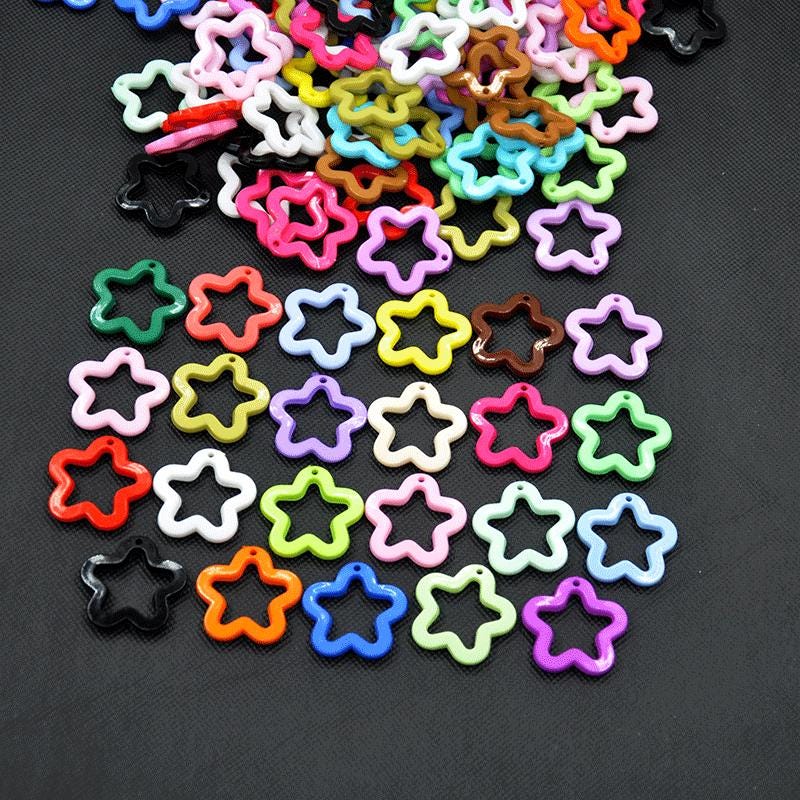 Plastic Star Charms - Etsy