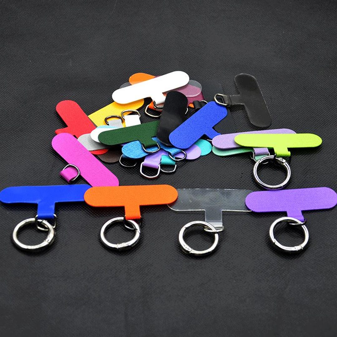 1-20PCS Phone Charm Hook Round Spring Clasp, Phone Tether Tab for Your ...