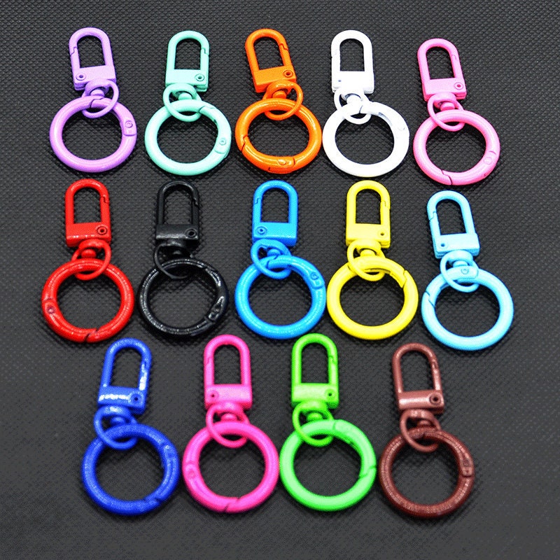Assorted Color Clasp Hook With Round Spring Ring Claspsround - Etsy