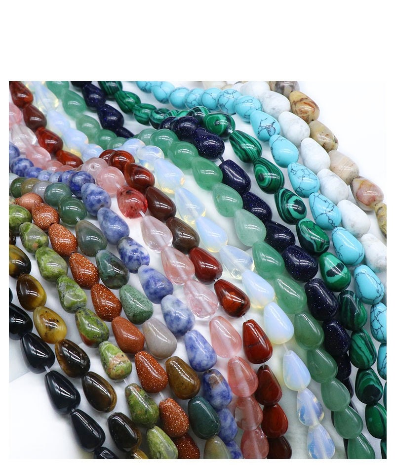 8x12mm Natural Stone Drop Beads,gemstone Drop Beads,teardrop Beads for ...
