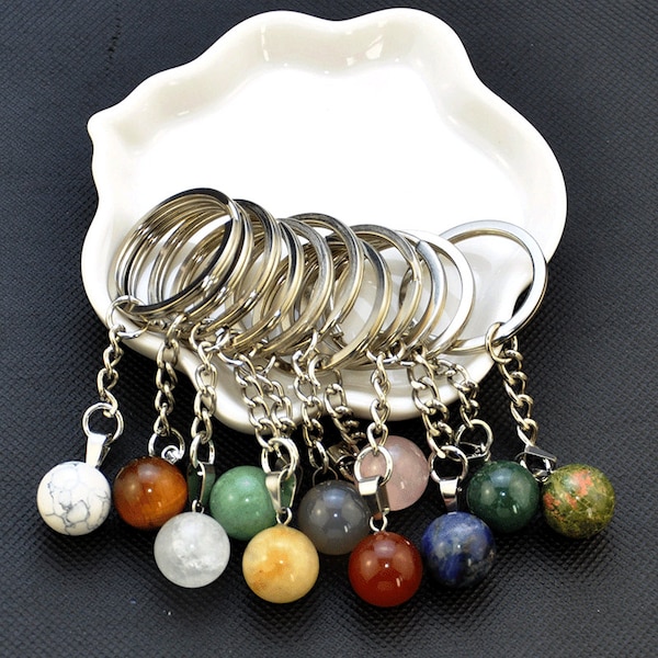 Crystal Sphere Keychain - Etsy