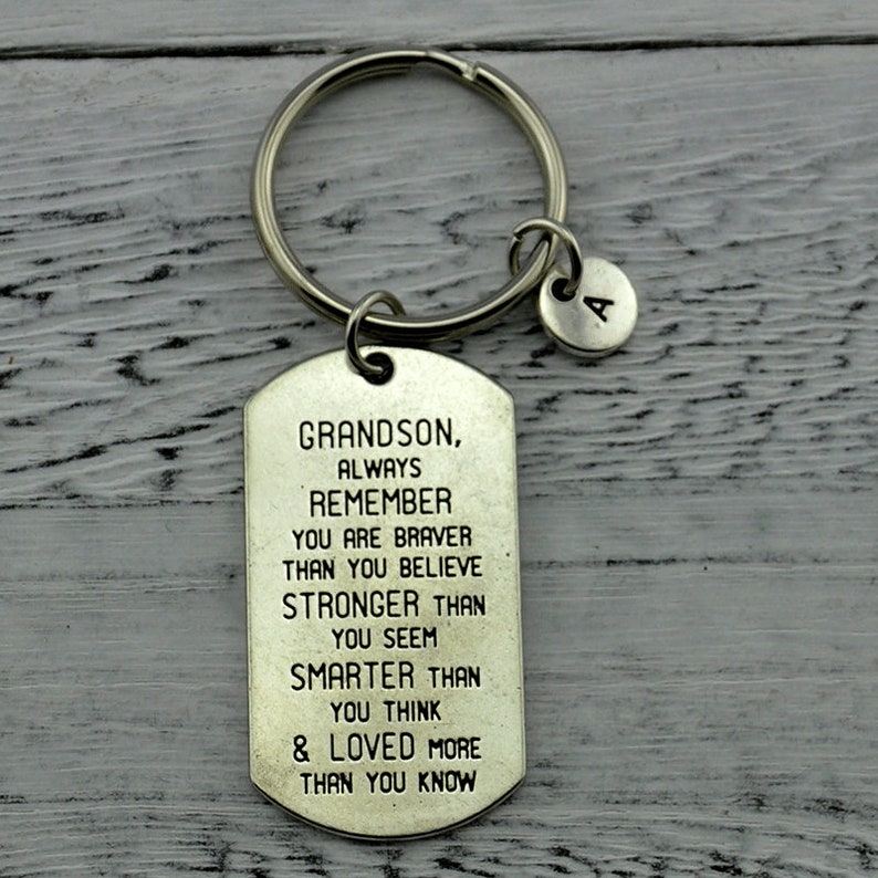 Grandson, Always Remember You Are Braver Than You Believe Stronger Than You Seem Smarter Than ...