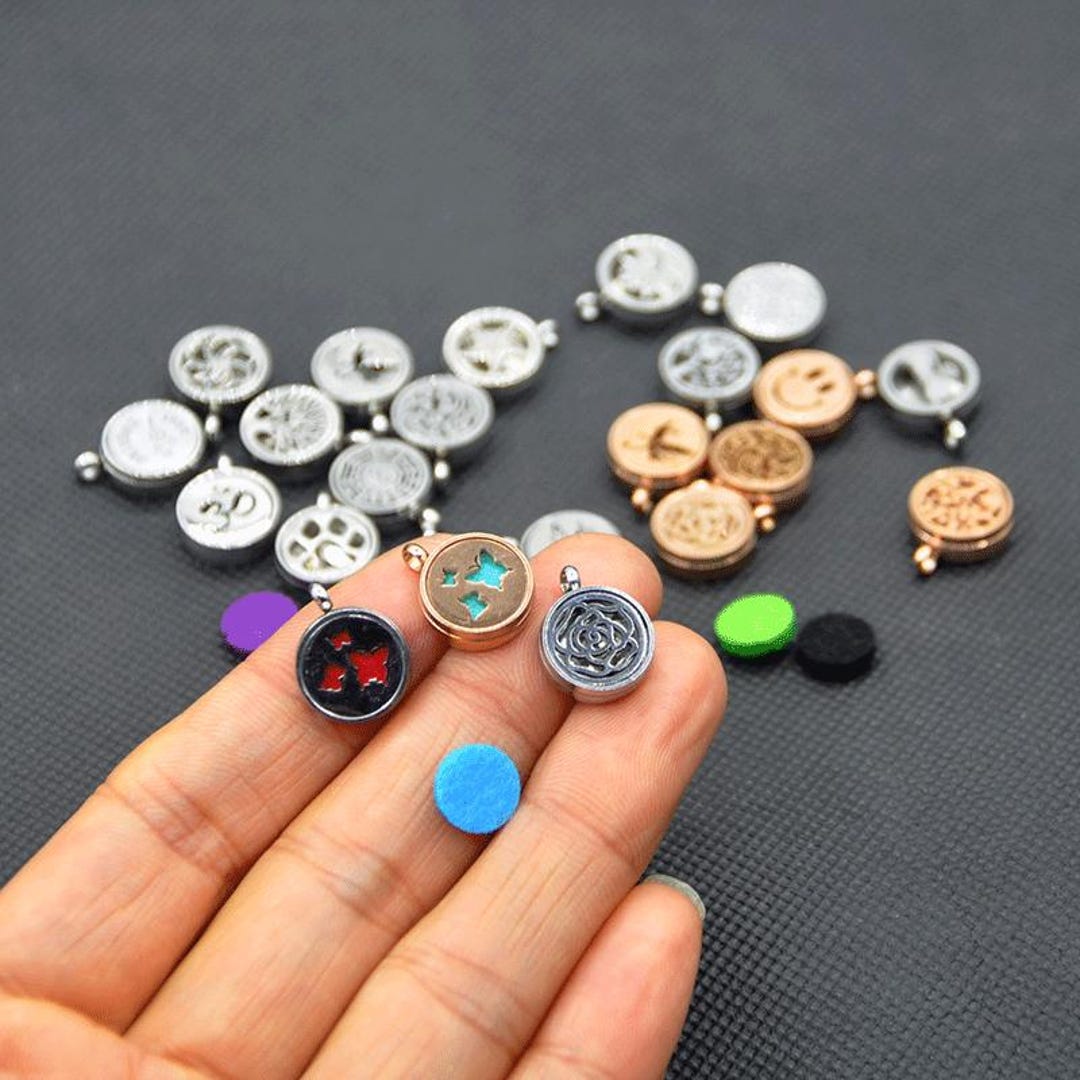 12mm-half Inch Oil Diffuser Locket,mini Diffuser Oil Pendant ...