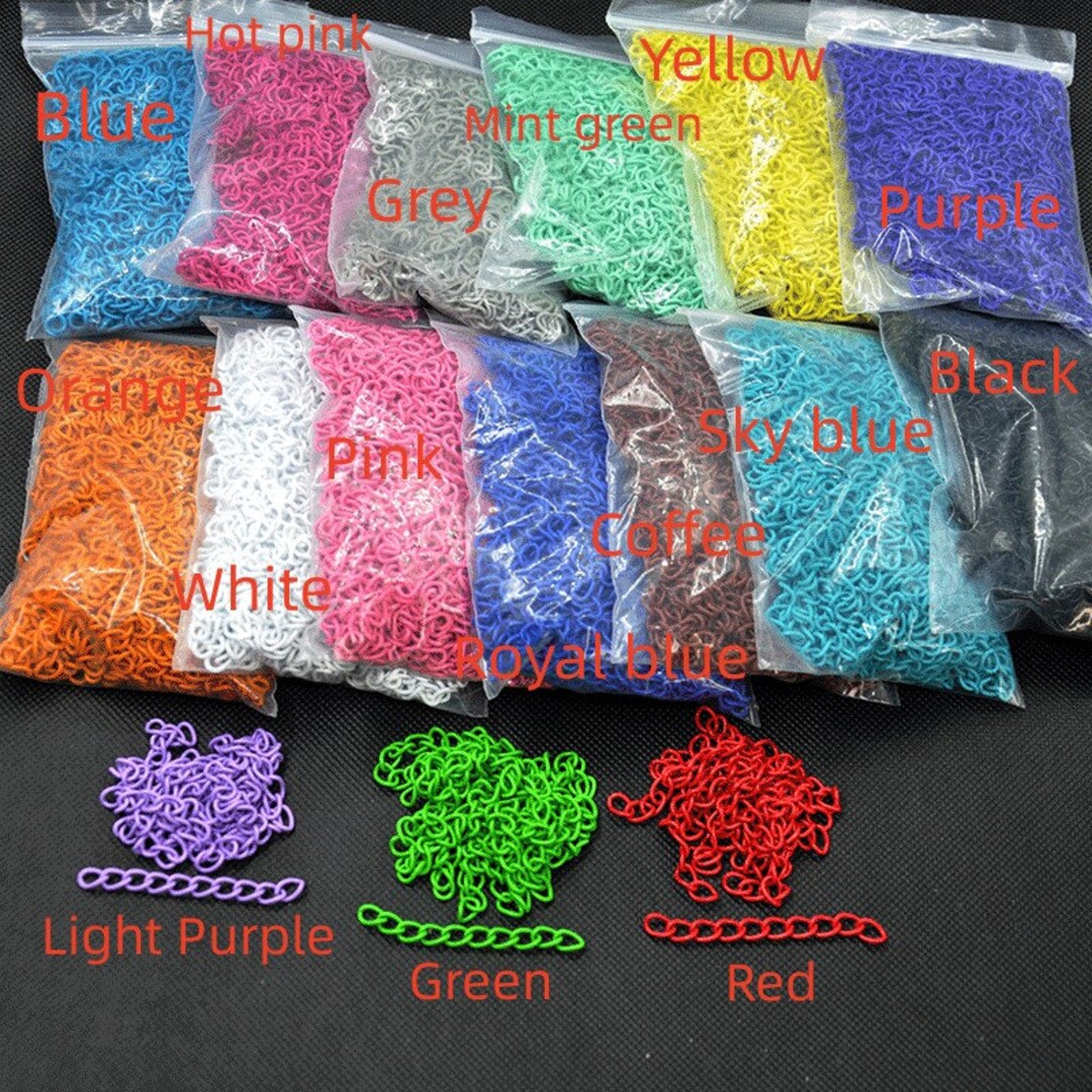 50mm Colorful Necklacebracelet Extension Chain,16 Colors Bulk Bracelet ...