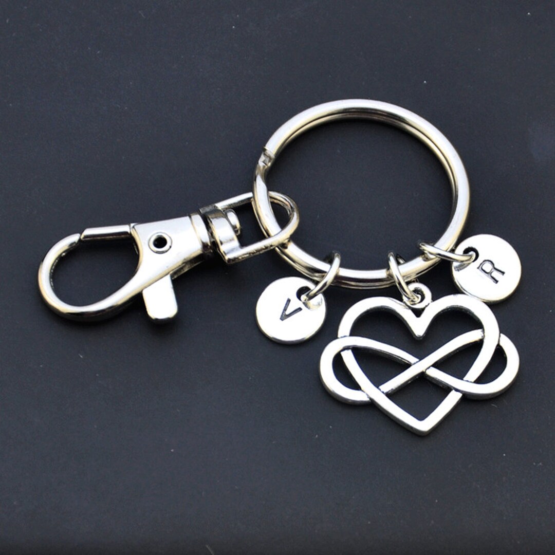 Infinity Heart Keychain，best Friend Keychain, Couple Keyring, Boyfriend ...