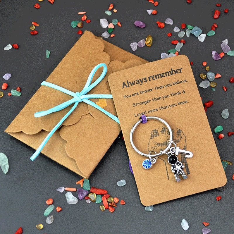 Space Galaxy Keychainastronaut Keychainastronaut and - Etsy