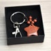 Gemstone Star Key Chain，healing Crystal，bag Accessory，macrame Quartz ...