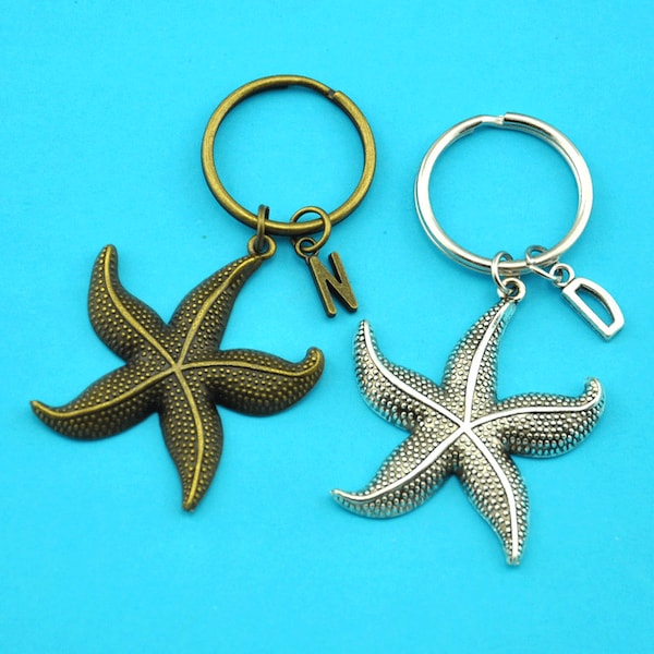 Starfish Keychain - Etsy