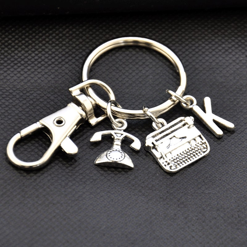 Typewriter Key Ring - Etsy
