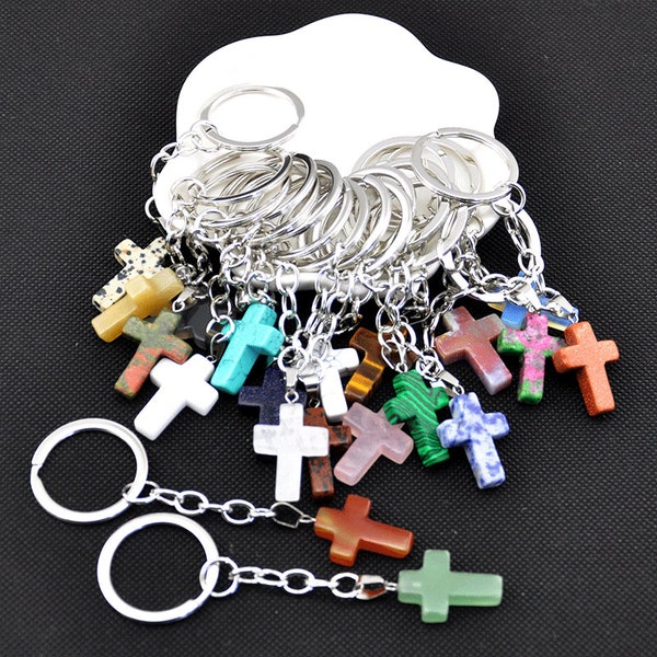 Cross Keychain - Etsy