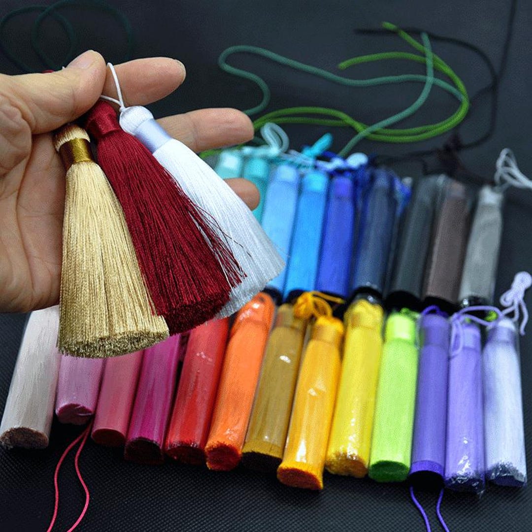 8cm Silk Tassels Mala Tassels，tassel Craft,mala Tassel，silk Tassel ...