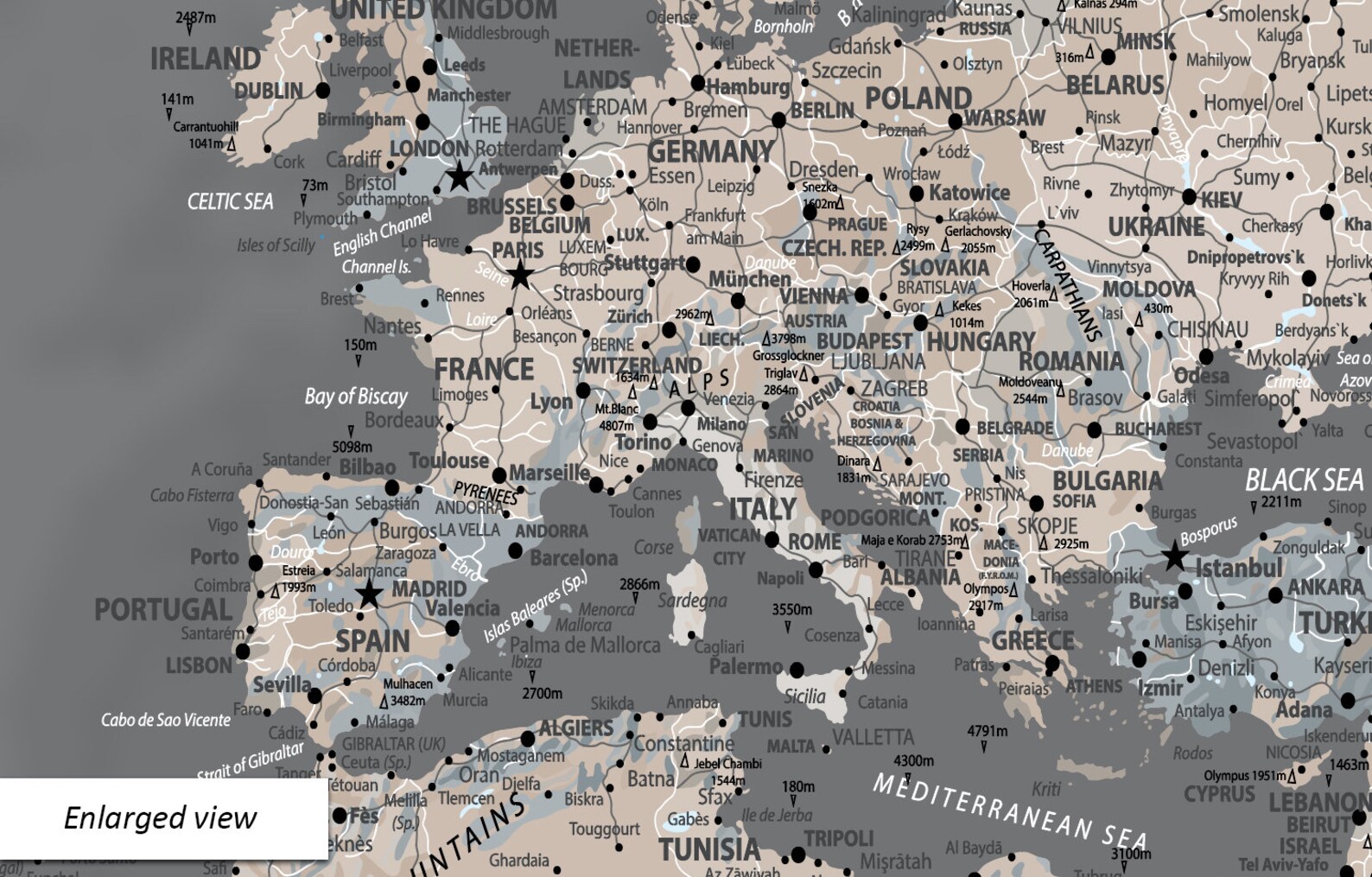 Printable World Map Push Pin World Map Digital File Canvas - Etsy