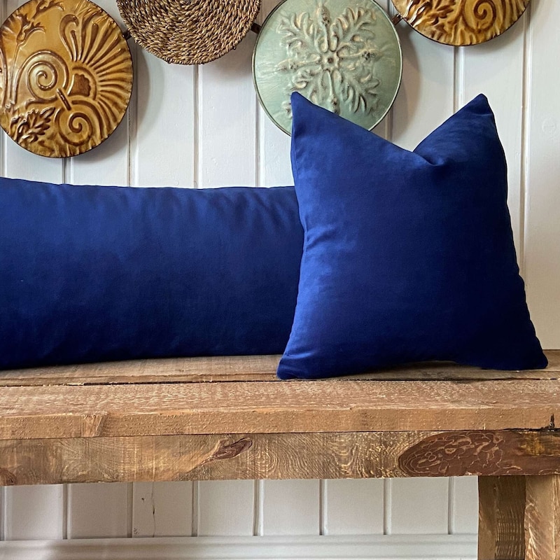 Royal Blue Pillow - Etsy