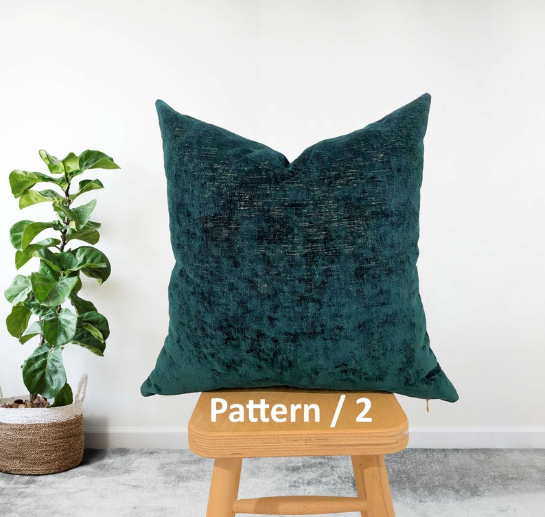 Dark Green Decorative Pillow Covers Geometric Key Pattern - Etsy