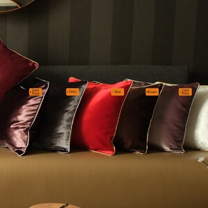 Velvet Pillow Fabric Color Chart, Color Chart Fabric Selector, Velvet ...