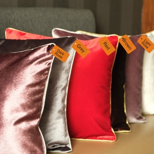 Velvet Pillow Fabric Color Chart, Color Chart Fabric Selector, Velvet ...