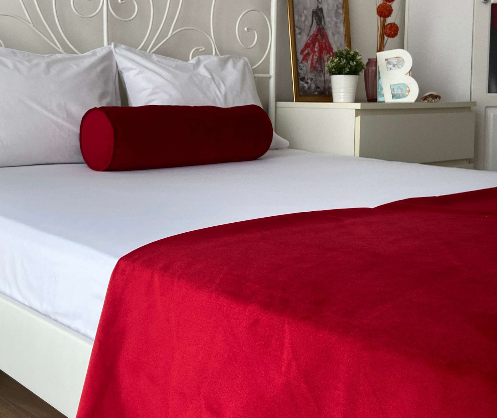 Pink Velvet Bed Runners for Bedrooms All Sizes Hotel Bed - Etsy