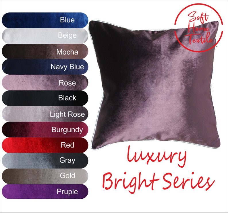 Dark Rose Pillowcase Rose Color Decorative Pillow Covers - Etsy