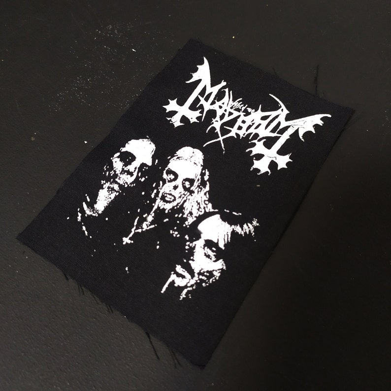 Mayhem Patche Black Metal Patch Metal Patches Punk | Etsy