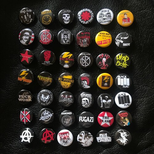 Punk and Anarchy Various Designs Button Badge 25mm / 1 Inch | Etsy