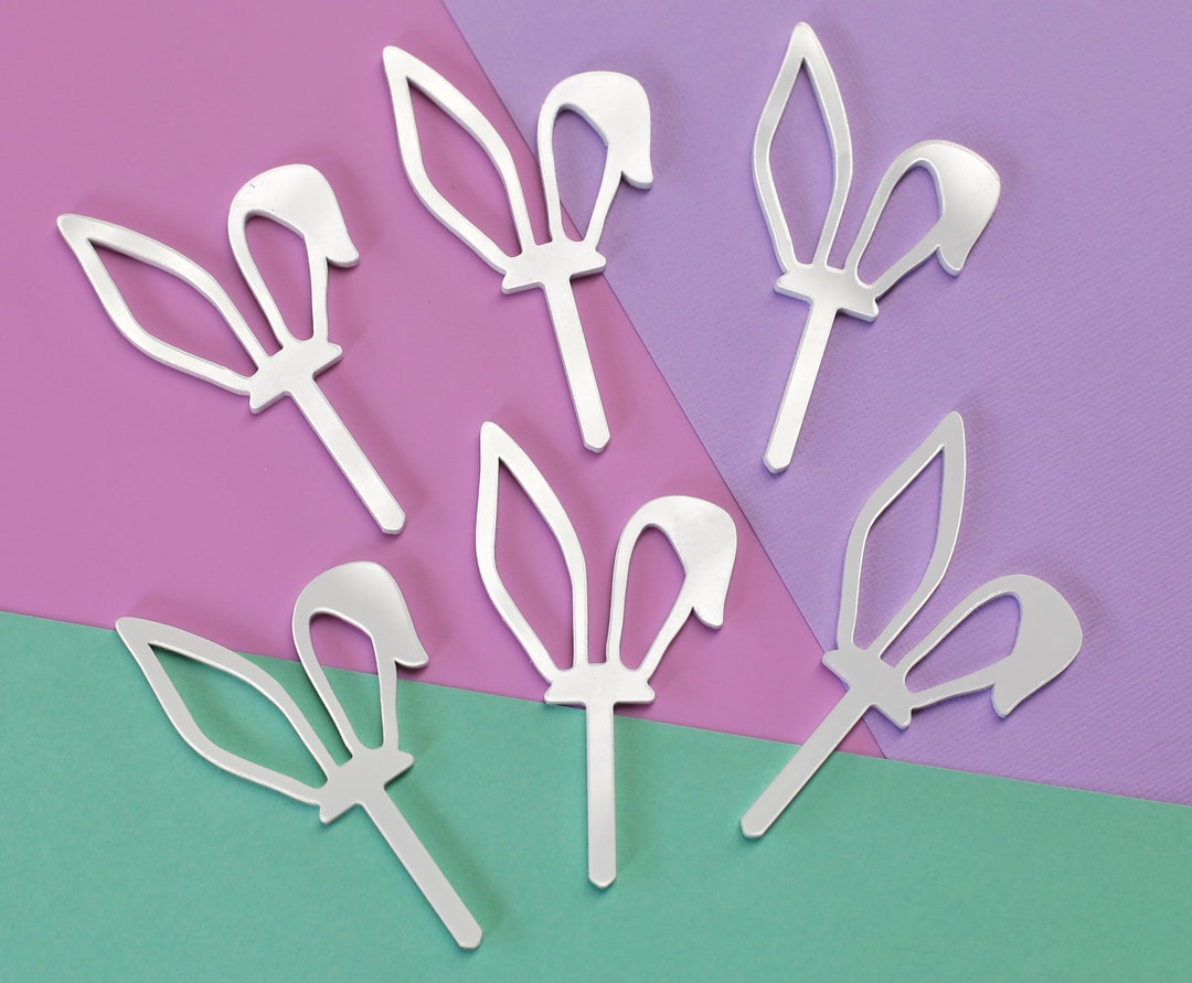 Bunny Ear Cupcake Toppers Easter Topper Pack of 6 - Etsy