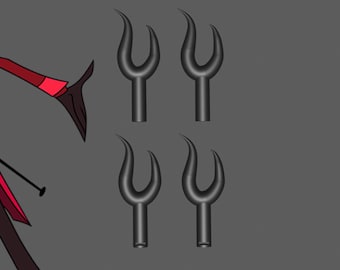 Hazbin Hotel Alastor's Claws Stl Files for Cosplay 3D Printing - Etsy